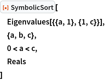 SymbolicSort | Wolfram Function Repository