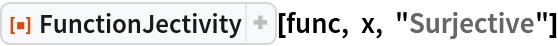 FunctionJectivity | Wolfram Function Repository