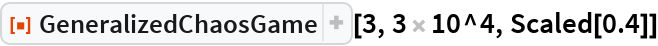 GeneralizedChaosGame | Wolfram Function Repository