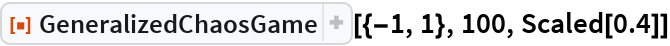 GeneralizedChaosGame | Wolfram Function Repository