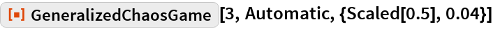 GeneralizedChaosGame | Wolfram Function Repository