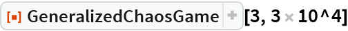 GeneralizedChaosGame | Wolfram Function Repository