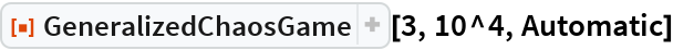 GeneralizedChaosGame | Wolfram Function Repository