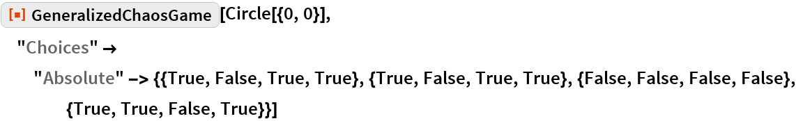 GeneralizedChaosGame | Wolfram Function Repository
