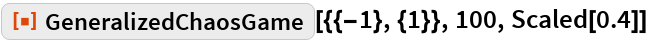 GeneralizedChaosGame | Wolfram Function Repository