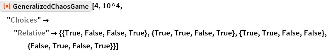 GeneralizedChaosGame | Wolfram Function Repository