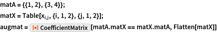 CoefficientMatrix | Wolfram Function Repository