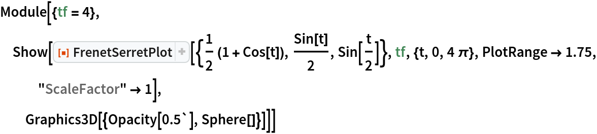 FrenetSerretPlot | Wolfram Function Repository