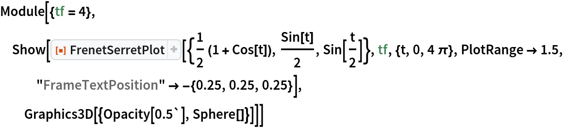 FrenetSerretPlot | Wolfram Function Repository