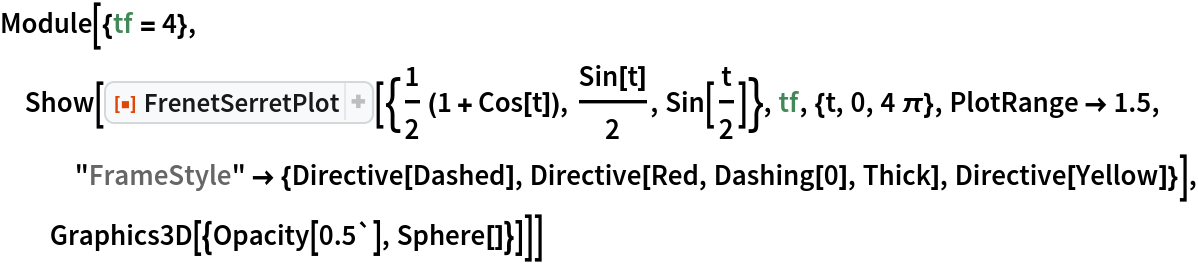 FrenetSerretPlot | Wolfram Function Repository