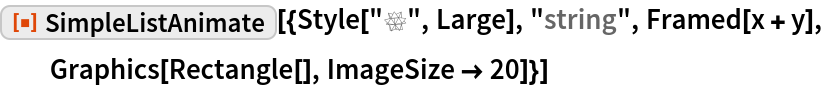 SimpleListAnimate | Wolfram Function Repository