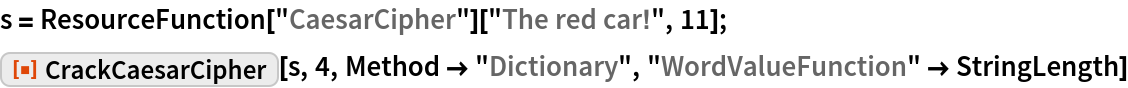 CrackCaesarCipher | Wolfram Function Repository