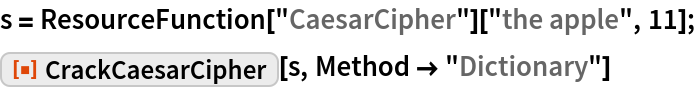 CrackCaesarCipher | Wolfram Function Repository