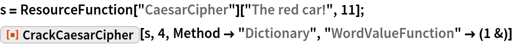 CrackCaesarCipher | Wolfram Function Repository