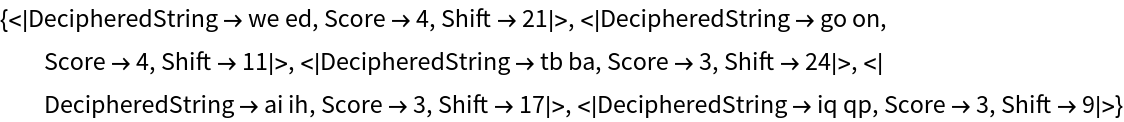 CrackCaesarCipher | Wolfram Function Repository