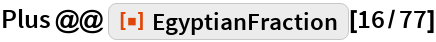 EgyptianFraction | Wolfram Function Repository