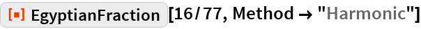 EgyptianFraction | Wolfram Function Repository