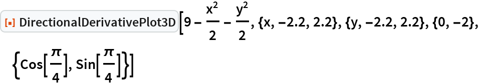DirectionalDerivativePlot3D | Wolfram Function Repository
