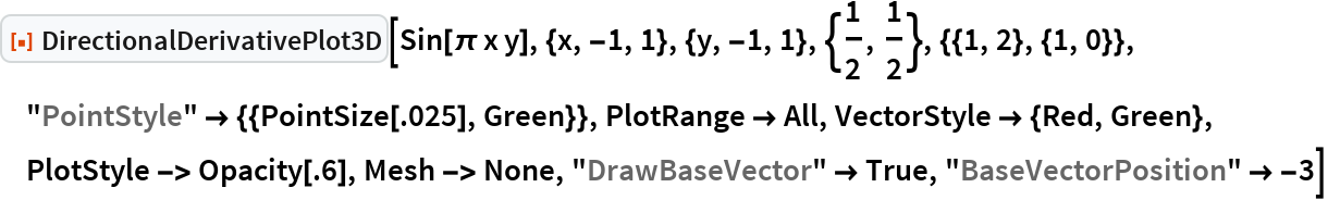 DirectionalDerivativePlot3D | Wolfram Function Repository