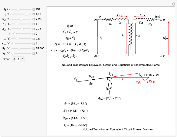 phasor diagram electrical circuits