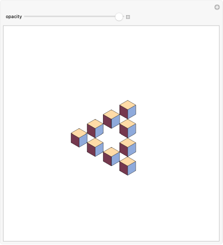 Penrose Triangle Cubes How To Draw A 3D Penrose Triangle Optical