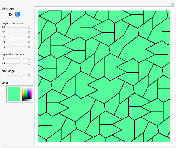 concave pentagon tiling