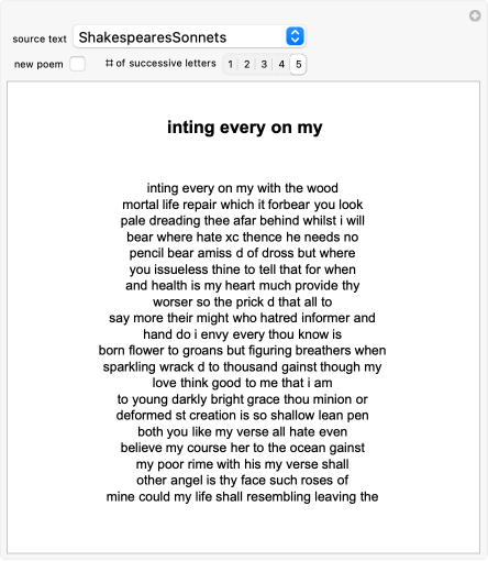 Poem Builder