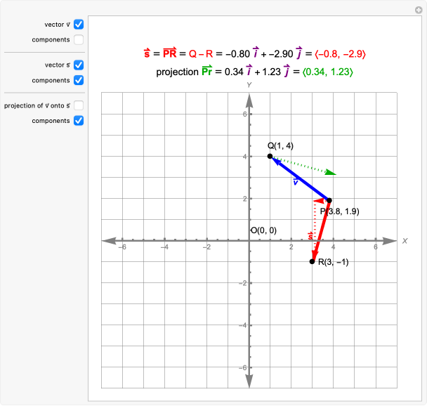2d Vector Projection Formula