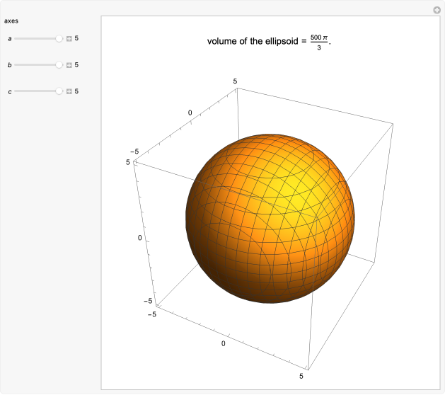 Ellipsoid Volume