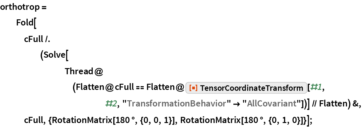 TensorCoordinateTransform | Wolfram Function Repository